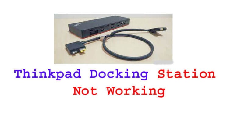 Thinkpad Docking Station Not Working Troubleshooting Guide