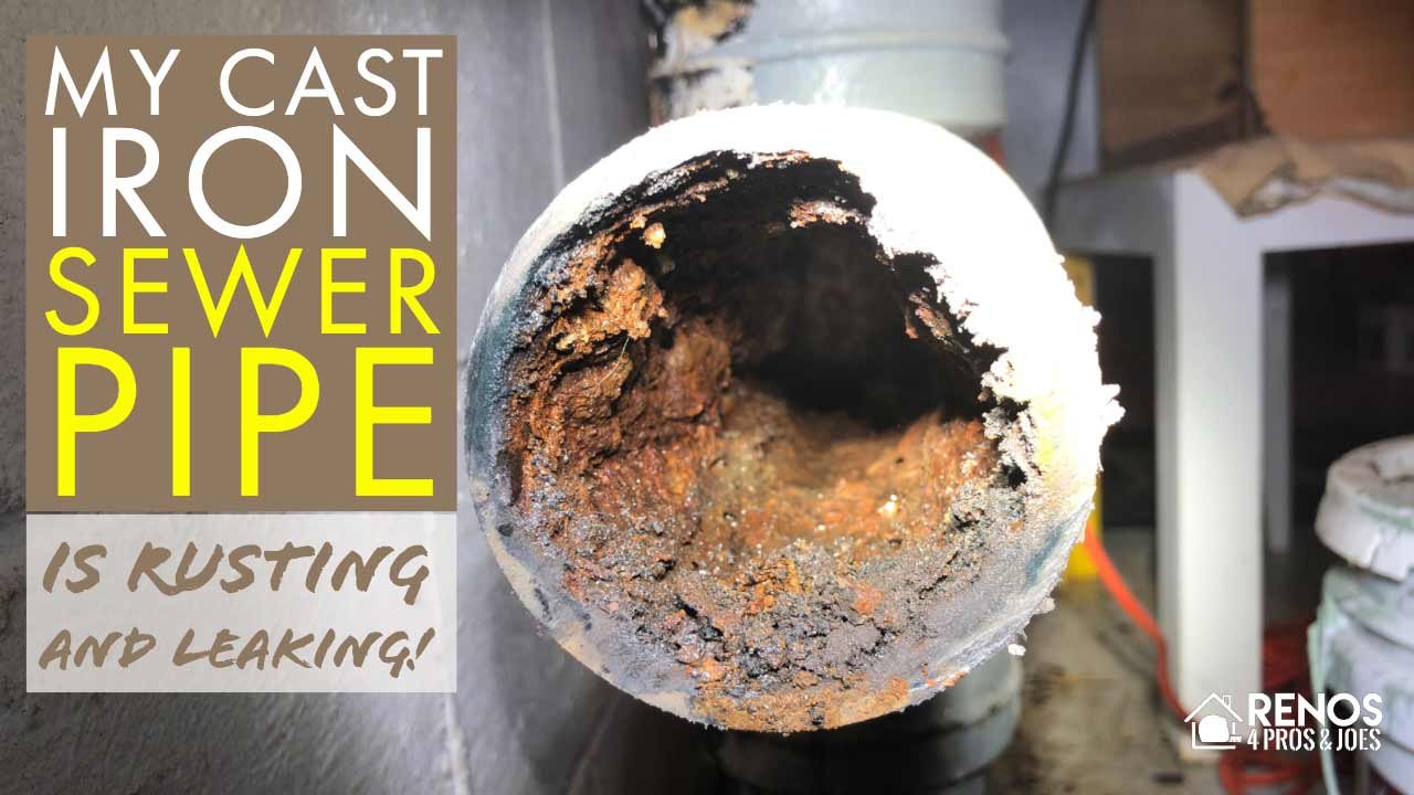 Cast Iron Sewer Pipe is Rusted And Leaking: Solutions & Tips