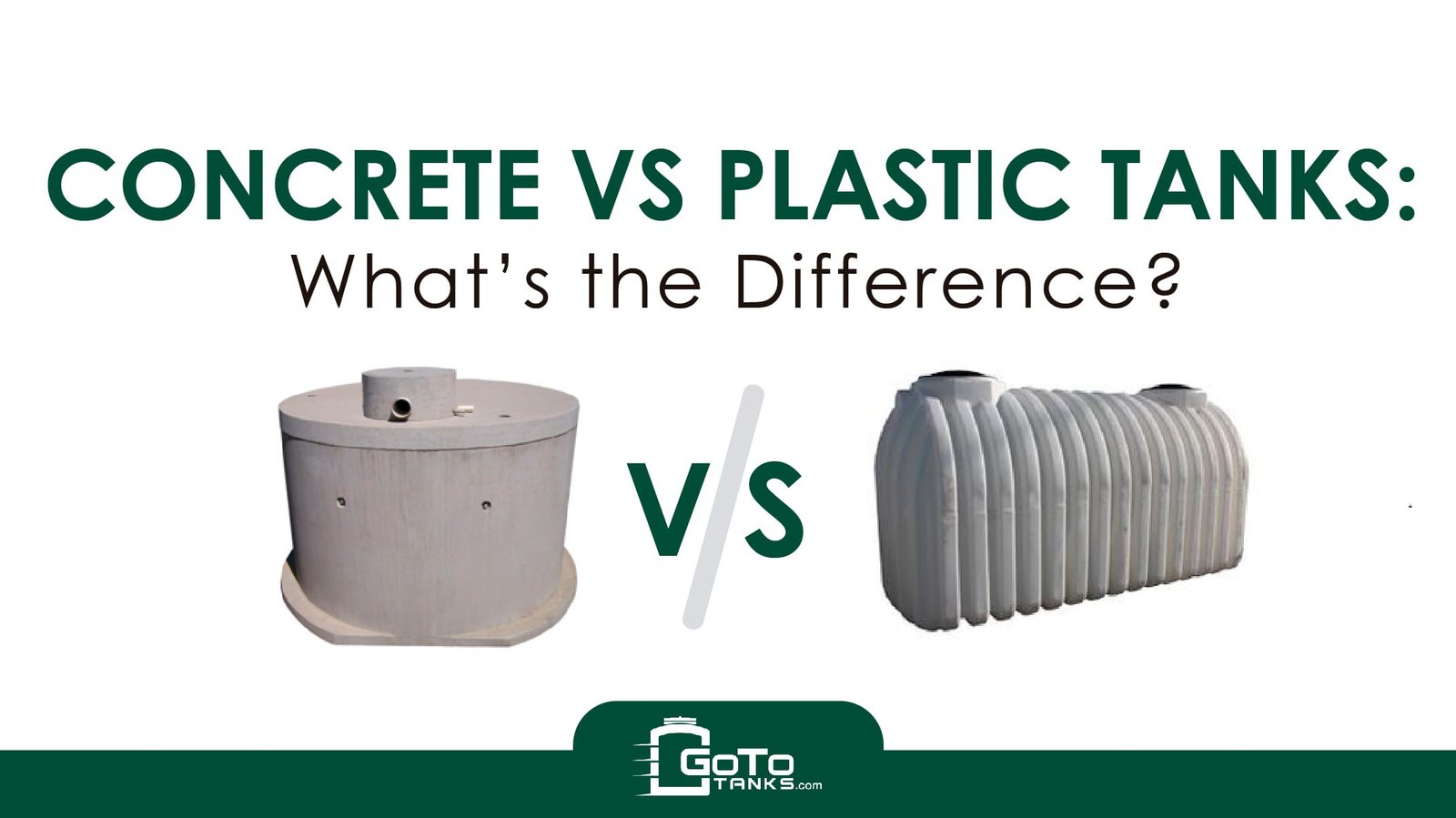 Concrete Vs Plastic Septic Tank